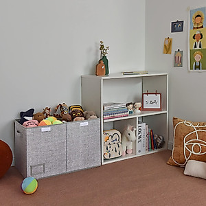 GRANNY SAYS Bundle of 2-Pack Closet Storage Bins Large & 1-Pack Extra Large Toys Storage Bins