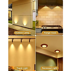 DORESshop GU10 Bulb, Halogen 120V 50W, Dimmable, GU10 Light Bulb for Track&Recessed Lighting, Gu10 Base Bulb, 50W, Warm White,3 Pack