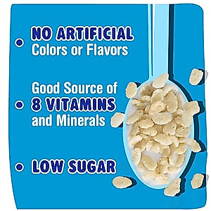 Kellogg's Rice Krispies Cold Breakfast Cereal, 8 Vitamins and Minerals, Rice Krispies Treats, Large Size, Original, 12Oz Box (1 Box)