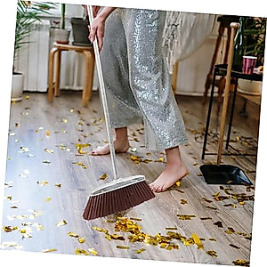 QUMIIRITY Family Clean Broom Sweeping Tool Outdoor Dustpan Thick Broom Trash Cleaning Broom Garbage Cleaning Broom Dense Broom Ladlebroom Broom Cleaning Tool Soft Broom Cleaning Supply Nylon