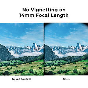 K&F Concept 77mm MC UV Protection Filter Slim Frame with 18-Multi-Layer Coatings for Camera Lens (K-Series)