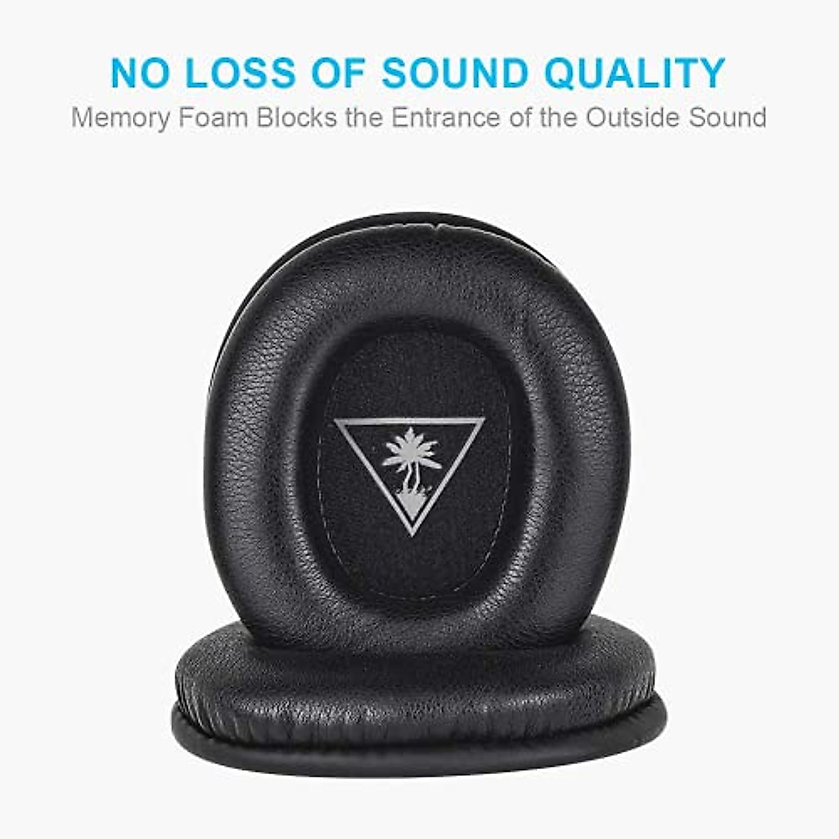 for Turtle Beach XO 7 Ear Pads Replacement Protein Leather Memory Foam Earpads Ear Cushion Muffs Compatible with Turtle Beach Ear Force XO Seven XO 7 XO7 Pro Premium Gaming Headset Xbox One (Earpads)