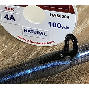 Hitena STWRAP Rod Wrapping Thread - Silk Winding Thread (100yd). Bamboo, Fly, Light Duty Rod, Invisible Wrap