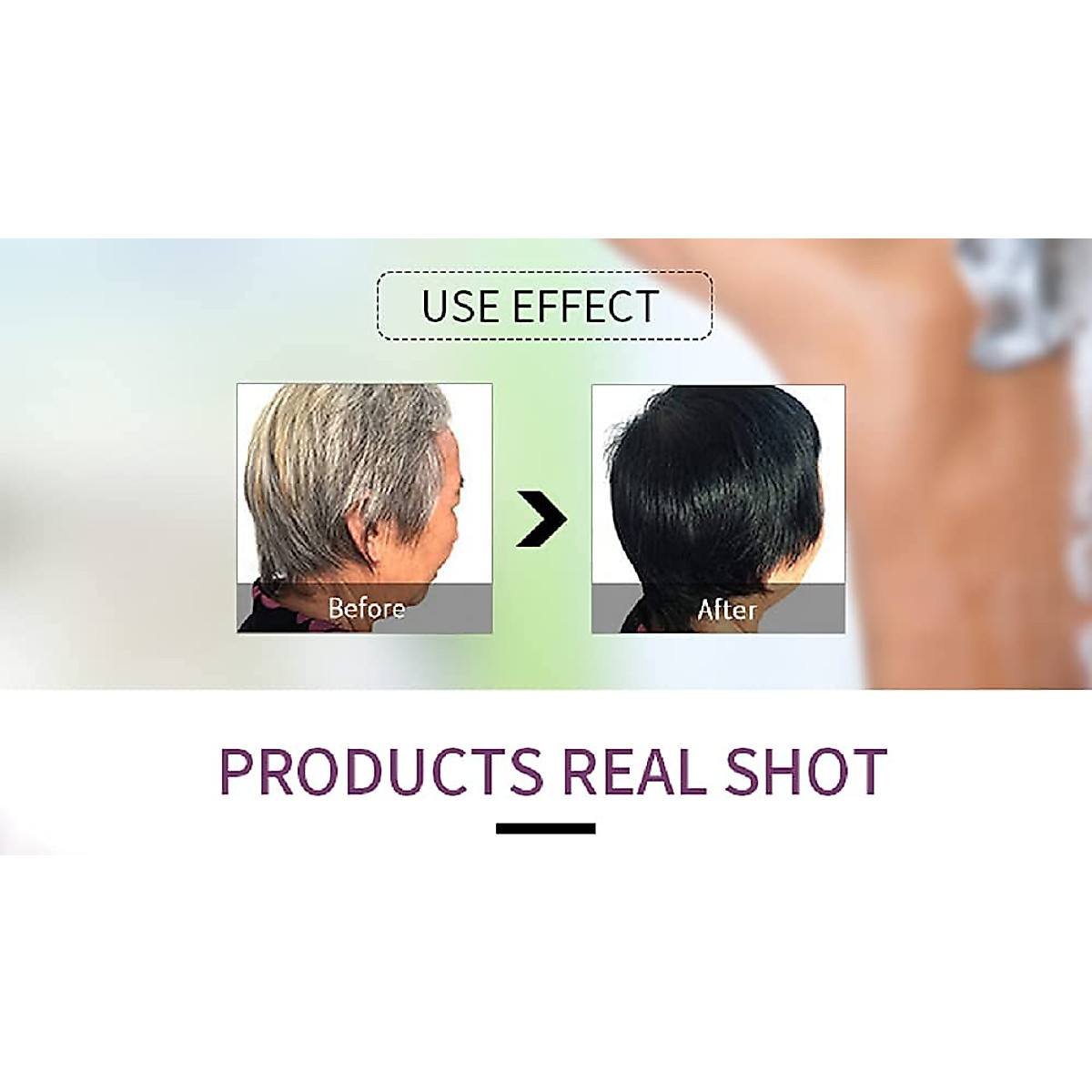 Black Hair Dye Shampoo for Men and Women, 400ml: Permanent Black Hair Dye Shampoo for dark hair with Natural ingredients, Ammonia-free black hair dye shampoo