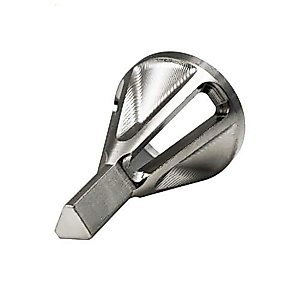 MEW 2PCS Deburring External Chamfer Tool, Grinding Angle Trimming Tool for Chuck Drill Bit (Triangular Handle Chamfer and Hexagonal Handle Chamfer)