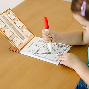 Melissa & Doug On the Go ColorBlast! Travel Activity Book With No-Mess Marker - Dinosaur - FSC Certified