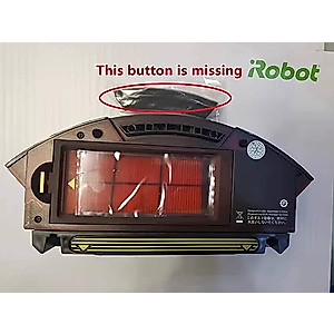Kvatar AeroForce Dust Bin Box Replacement Compatible for Irobot Roomba 980 981 984 985 986 Dirt Collection Box Filter Box Part 4482326(NO Button)