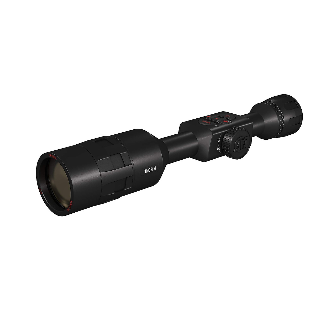 ATN Thor 4, Thermal Rifle Scope with Full HD Video rec, WiFi, GPS, Smooth zoom and Smartphone controlling thru iOS or Android Apps