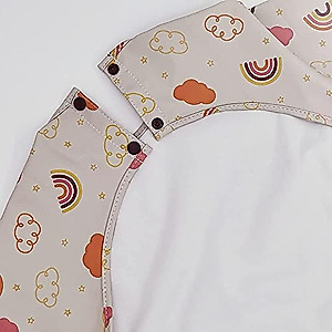 GZMM Waterproof Baby Bibs,Infant Toddler Long Sleeve Feeding Bib With Food Catcher,Easy Clean & Washable 2 Pack