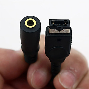 GBA SP Gameboy Game boy Advance SP Earphone Adapter Black (allows you to use your standard earphone on GBA SP)