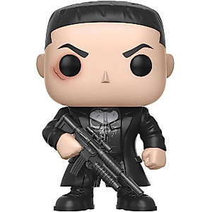POP Marvel: Netflix Daredevil - Punisher (Frank Castle) Funko Pop! Vinyl Figure (Bundled with Compatible Pop Box Protector Case) Multicolor 3.75 inches