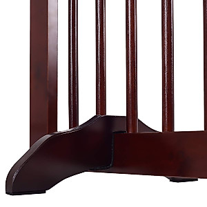 Giantex 2 PCS Support Feet for Configurable Wood Dog Gate, Stable Free Standing Dog Panel with Foot Pads, Safety Fence Feet