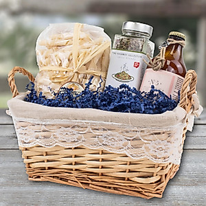 MagicWater Supply Crinkle Cut Paper Shred Filler (1 LB) for Gift Wrapping & Basket Filling - Navy Blue