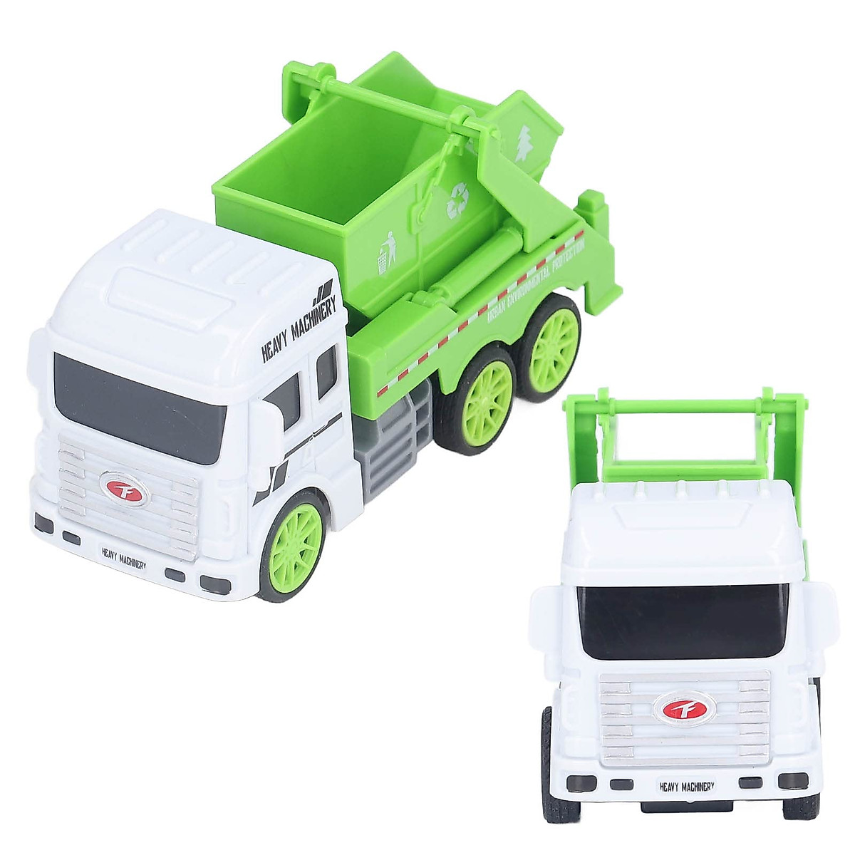 Toy garbage truck real sliding plastic material inertial sanitation vehicle to understand waste classification Sanitation vehicle (dumping vehicle)