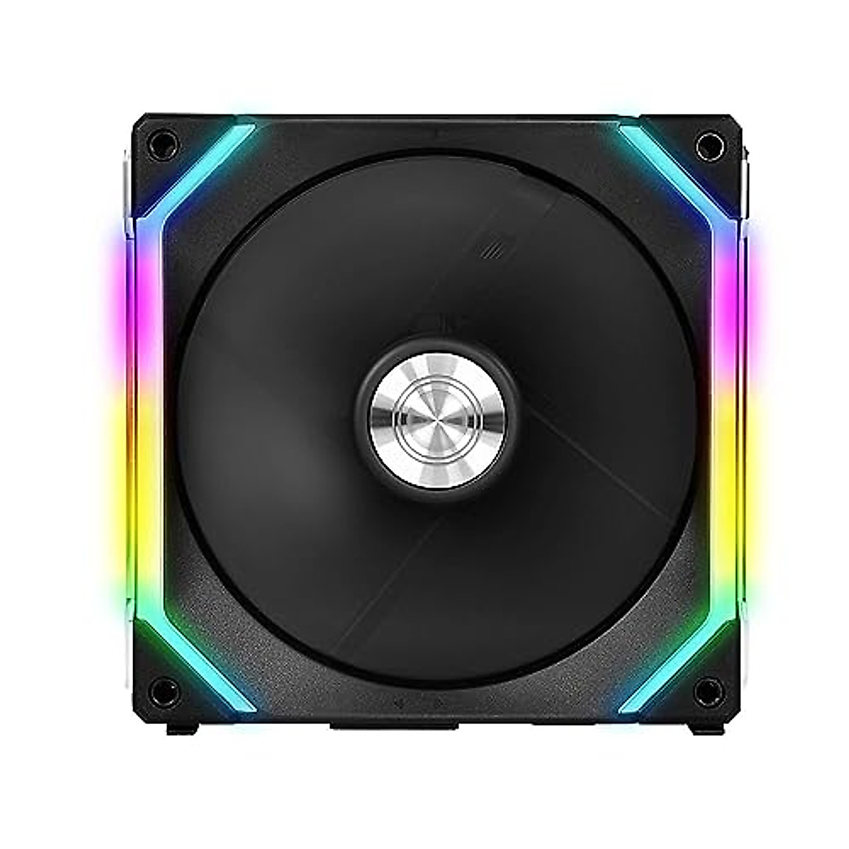 Lian Li UNI Fan SL140 Double Pack Black with Controller (ARGB 140mm LED PWM Daisy-Chain) (SL140-2 Black Cooler)