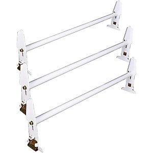 Adjustable Van Roof Ladder Rack 500LBS 3 Bars Chevy Dodge Ford GMC Express 77''