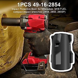 1pcs 49-16-2854 Impact Protective Boot for Milwaukee M18 FUEL compact impact wrenches (2854, 2855, 2855P)