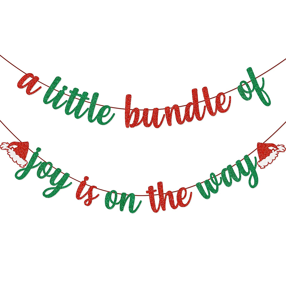 A Little Bundle of Joy Is On The Way Banner Christmas Baby Shower Decorations Winter Baby Shower Decorations Christmas Baby Shower Party Supplies