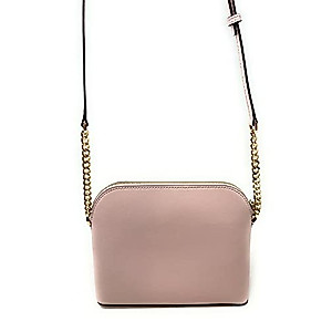 Michael Kors Jet Set Medium Crossbody Leather Handbag (POWDER BLUSH)