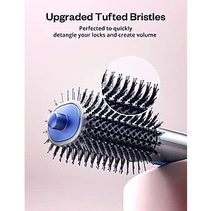 Hair Dryer, Blow Dryer Brush, Volumizer with 1300W High Speed Brushless Motor 11000 RPM, All-in-One Salon-Grade Beauty Tool, Heated Styling Brush with Negative Ions for Straight, Curly and Fluffy Hair