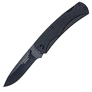 Camillus CamLite 6.25" Folding Knife Tactical Pocket Knife, Black (19200)