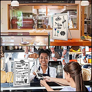 WEWLINE Small Dry Erase Board Desktop White Board Magnetic 10" x 14" Mini Dual-Sided Whiteboard Easel 360°Rotation,Home Children's Whiteboard for Training and Office Meeting