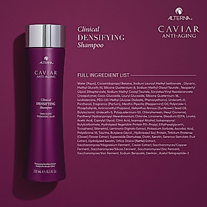 CAVIAR Anti-Aging Clinical Densifying Shampoo 8.5 Fl Oz | For Fine, Thinning Hair | Thickens Hair, Protects Scalp | Sulfate Free