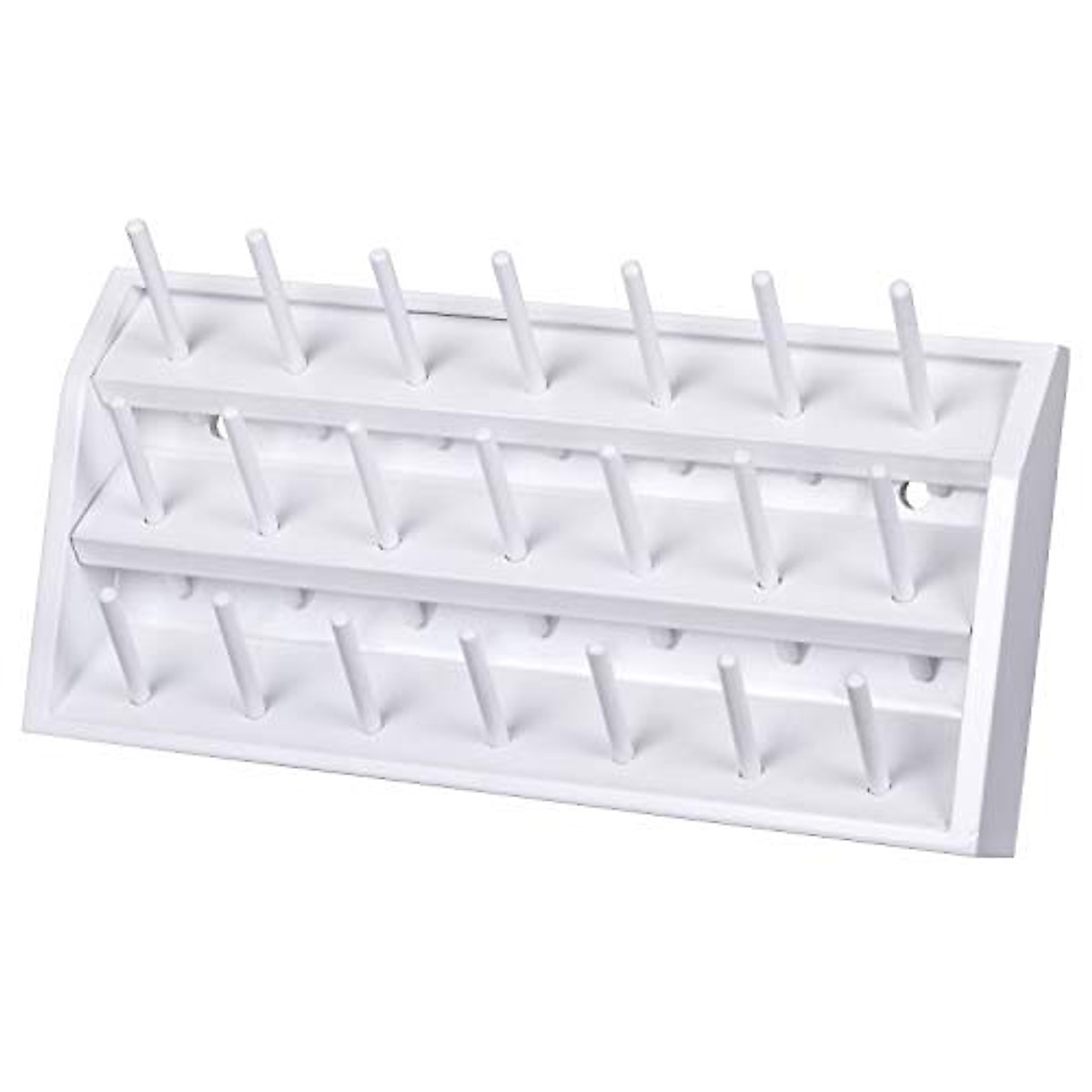 ArtBin 6820AG Thread Storage Tray, Sewing & Craft Organizer Unit, Holds Up to 21 Spools of Thread, White