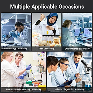 FOUR E'S SCIENTIFIC 1-5ml High-Accurate Single-Channel Adjustable Pipettes with 24pcs 5ml Pipette Tips