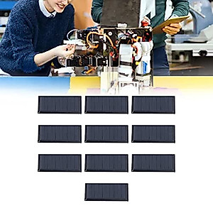 10pcs Small Solar Cell 0.15W 5V Mini Power Solar Cells Weather Resistant DIY Solar Panel Module for Science Projects Toy Light
