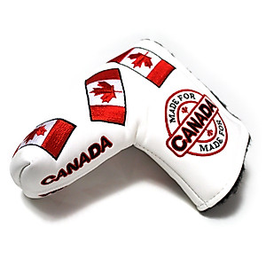 CANADA Putter Cover Magnetic Headcover for Scotty Cameron Taylormade Odyssey Blade