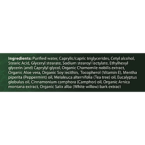 Tea Tree Oil Foot Cream - Instantly Hydrates and Moisturizes Cracked or Callused Feet - Rapid Relief Heel Cream - Natural Treatment Helps & Soothes Irritated Skin, Athletes Foot, Body Acne