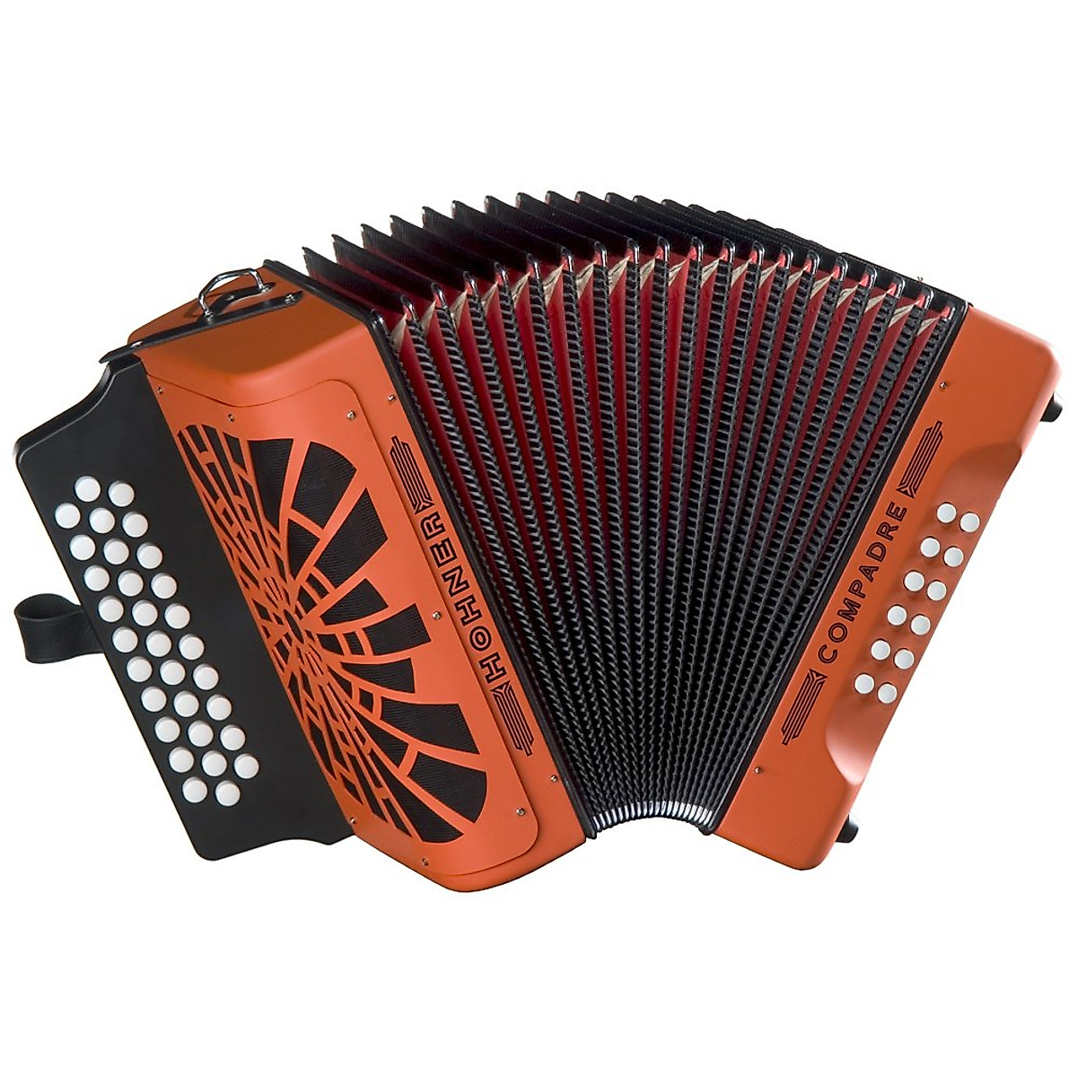 Hohner Compadre GCF Accordion, Orange