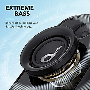 Soundcore Trance Go Outdoor Bluetooth Speaker with BassUp Technology, Sync 100+ Speakers, 24H Playtime, Waterproof, Custom EQ, App (Renewed)