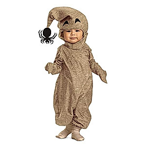 Disguise unisex baby Oogie Boogie Costume, Official the Nightmare Before Christmas Onesie Infant and Toddler Costumes, As Shown, Size 6-12 months US
