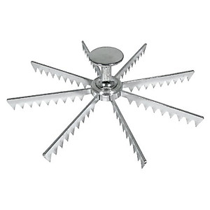 Royal Industries Pie Marker, Cast Aluminum, 8 Cut, Silver, Commercial Grade