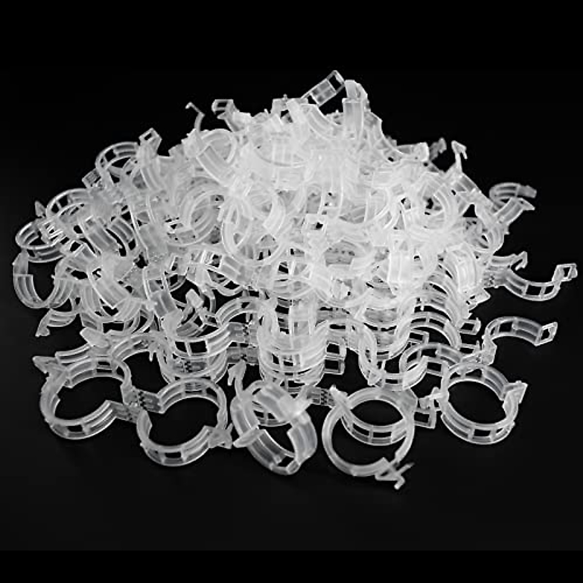 120 Pack Tomato Clips for String Plant Clips for Climbing Plants Supports Clips Garden Supplies Tomato Ties Plastic Tomato Plant Support Vegetables to Grow Upright Healthier