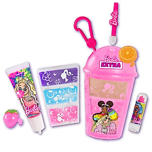 Barbie Extra Smoothie Makeup Set, 13-Piece Dress Up and Pretend Play Set, Kids Toys for Ages 5 Up by Just Play