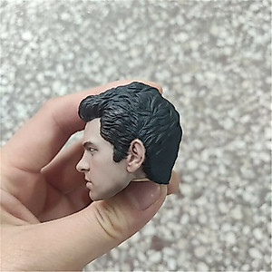 Fremego 1/6 Scale Male Head Sculpt,European Man Head Carved for 12inch Male Soldier Action Figure Collection