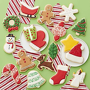 Wilton Holiday Shapes Metal Christmas Cookie Cutter Set, 18-Piece