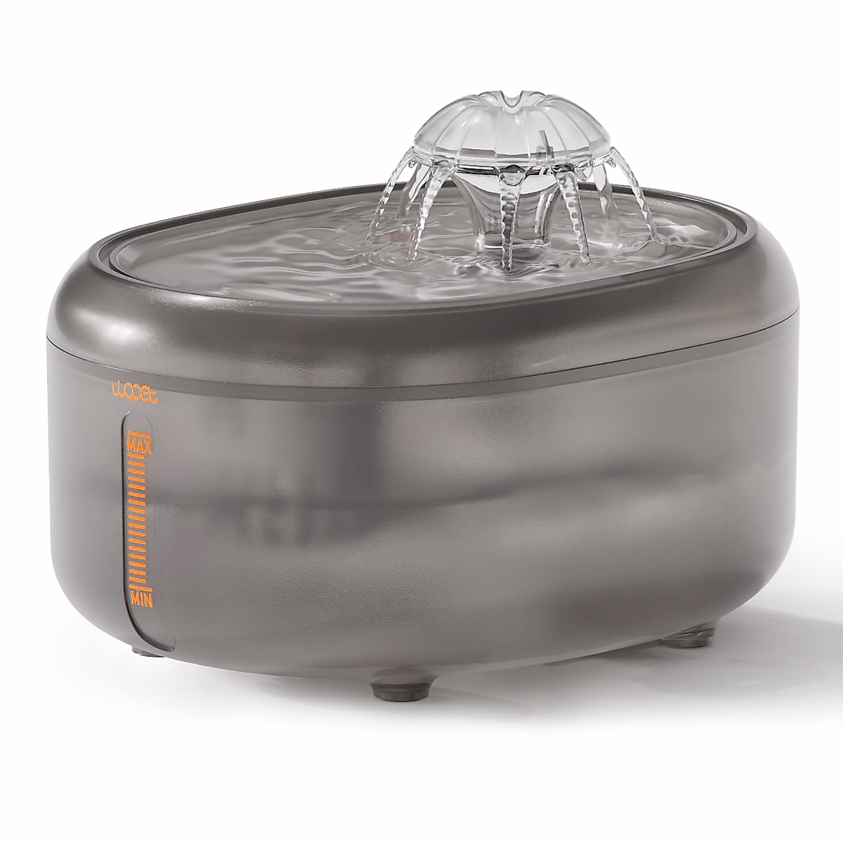 WOPET Cat Water Fountain, 2.1L Cat Water Dispenser with BPA-Free, Translucent Water Tank, Ultra Quiet Water Fountain for Cats Inside, Pet Water Fountain for Cats, Small Dogs