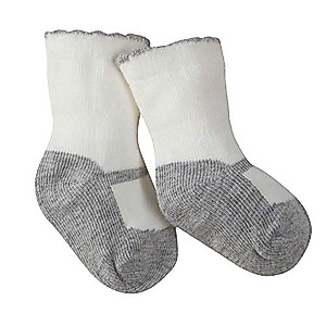 Gerber Baby 6-Pair Wiggle Proof Sock, Bunny Love, 0-3 Months