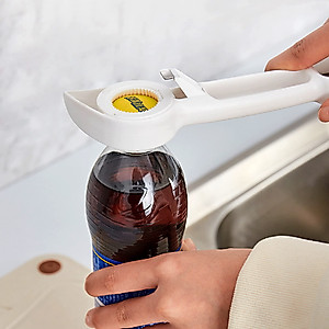 Jar Opener,4 in 1 Multi Function Can Opener Bottle,Multi Kitchen Tool for Jelly Jars,Wine,Beer and other,Bottle Opener to Protect the Nail Use for Children, Elderly and Arthritis Sufferers.(purple)