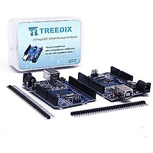 Treedix 2pcs ATmega328P CH340 Development Board Compatible with Arduino UNO R3 Board Kit for Starter