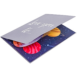 PopLife Love You to Infinity 3D Pop Up Card - Birthday, Just Because, Mother's Day, Father's Day, Graduation, Valentine’s Day - for Her, Him, for Husband, for Wife, for Son, for Daughter, for Mom, Dad