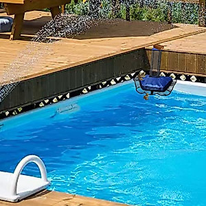 Pool Animal Escape Ramp, 1Pack Blue Fog Saver for Critters, Pool Pad for Toads,Mice, Birds to Escape