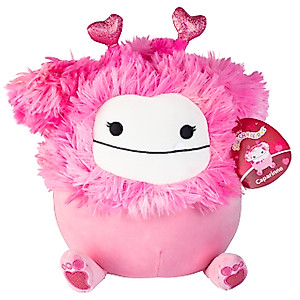 Squishmallows Original 10-Inch Caparinne The Pink Bigfoot - Official Jazwares Plush - Collectible Soft & Squishy Big Foot Stuffed Animal Toy - Add to Your Squad - Gift for Kids, Girls & Boys