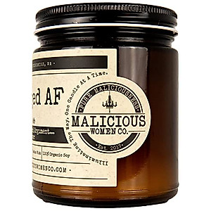 Malicious Women Candle Co - Engaged AF, Pink Chandelier Infused with: The Same Penis Forever..., 9 oz