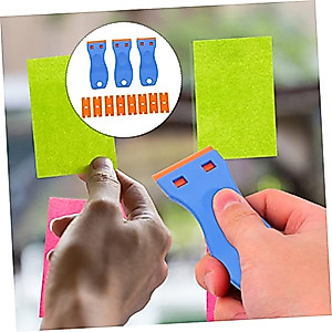 PRETYZOOM 3pcs Paint Plastic Scraper Decals Razor Blue Paint Decals Razor Stickers Plastic