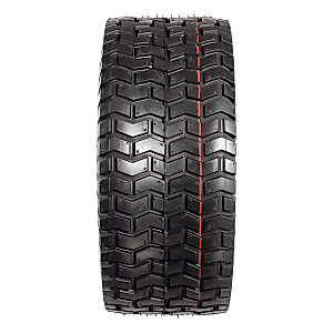 MaxAuto 15x6.00-6nhs Lawn Mower Tires 15x6x6 Lawn Tractor Tire 15x6-6 Turf Tires, 4 Ply Tubeless Tire, 570 lbs Capacity, Set of 2